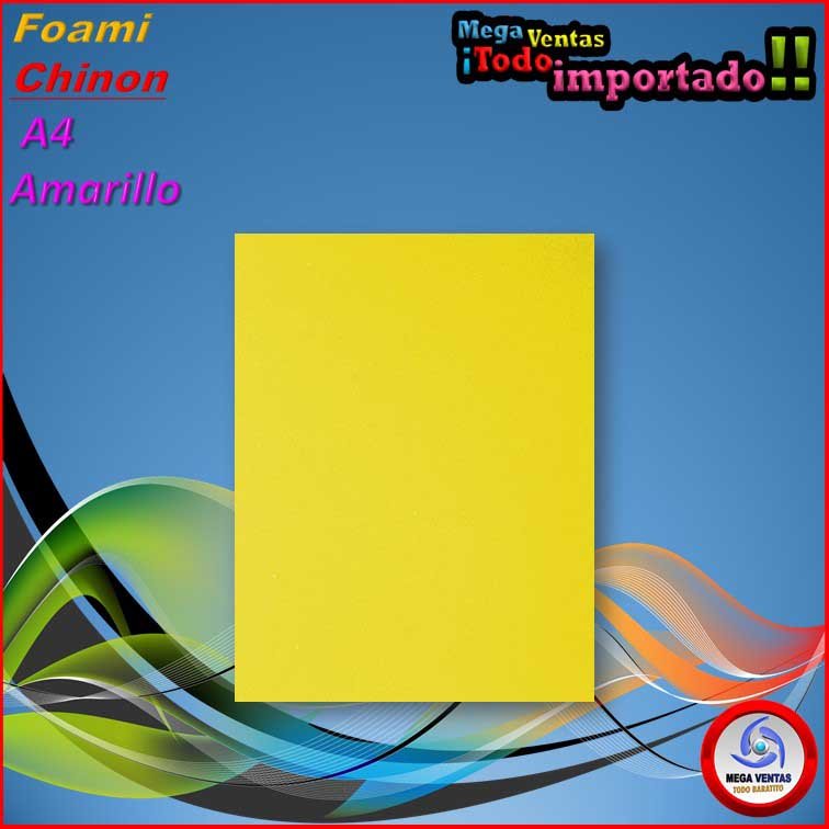 FOAMI NORMAL A4 (10U.) AMARILLO (04) - Megaventas MCM