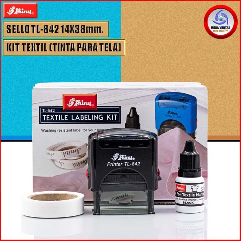 🟣 SELLO KIT TEXTIL SHINY TL-842 - Megaventas MCM 🟣