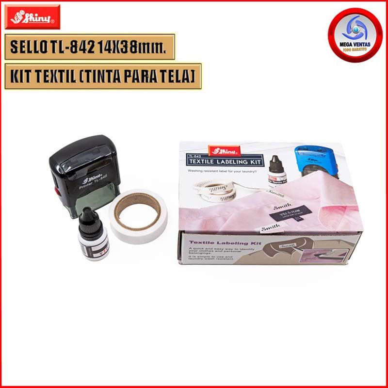 🟣 SELLO KIT TEXTIL SHINY TL-842 - Megaventas MCM 🟣