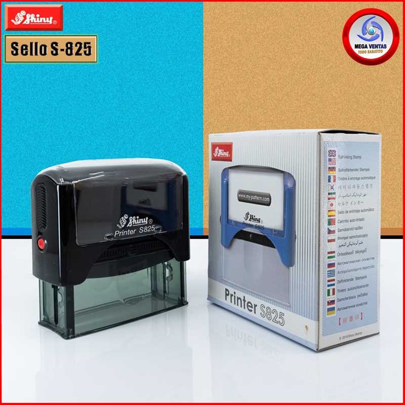 🟣 SELLO SHINY S-825 25X70mm. - Megaventas MCM 🟣