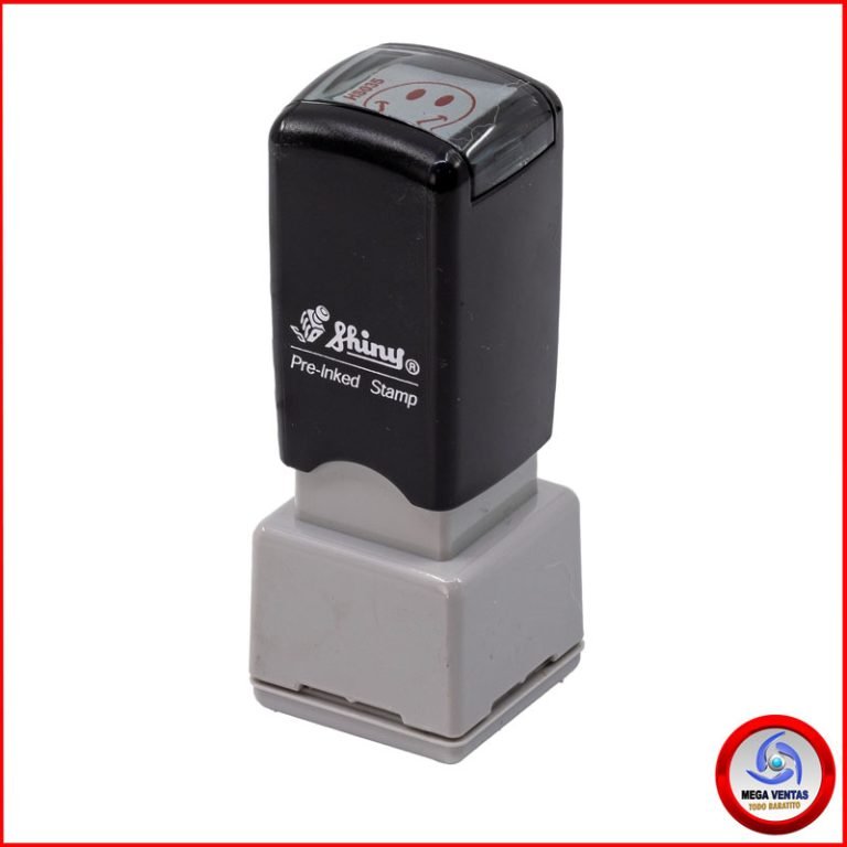 SELLO SHINY HS-035 PRE ENTINTADO ROJO CARITA FELIZ - Megaventas MCM