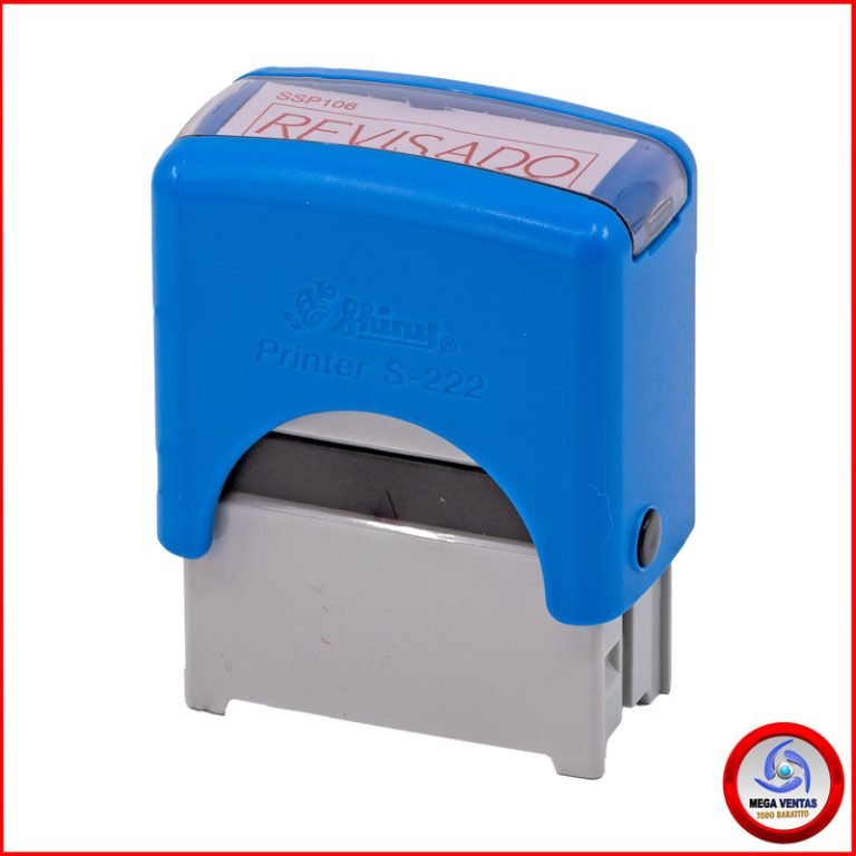 SELLO SHINY SSP-106 AZUL/ALMOHADILLA ROJA REVISADO - Megaventas MCM