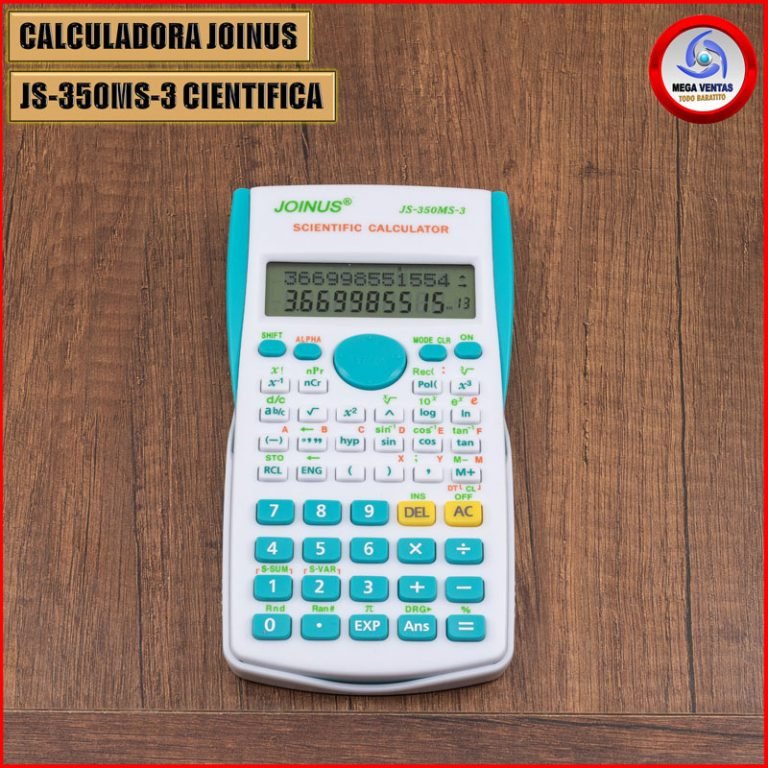 CALCULADORA JOINUS JS-350MS-3 CIENTIFICA - Megaventas MCM