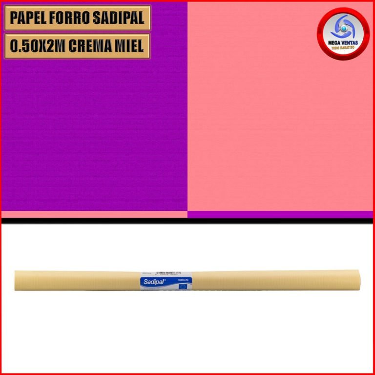 🔴 PAPEL FORRO SADIPAL CREMA MIEL - Megaventas MCM 🔴